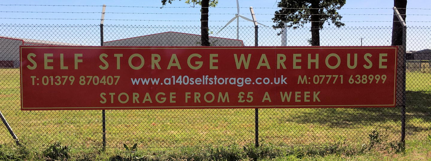 A140 Self Storage Warehouse | Norfolk self storage | Suffolk Self Storage